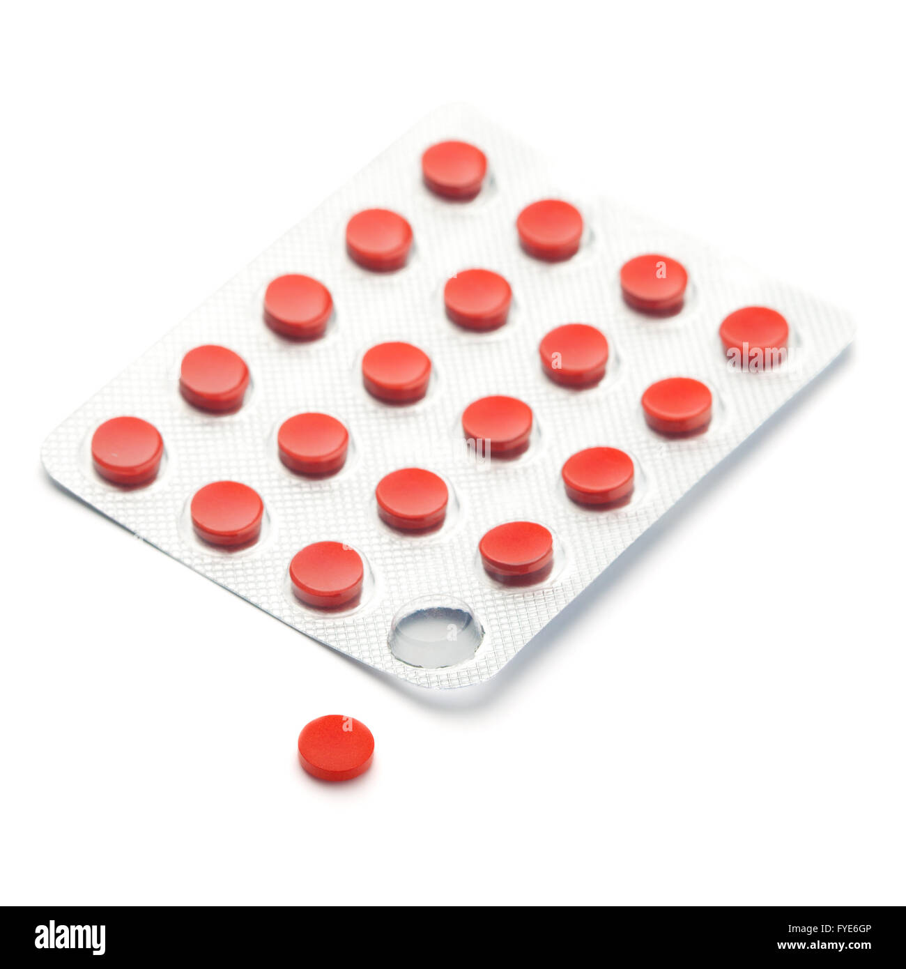 Contraceptive pill packet Cut Out Stock Images & Pictures - Alamy