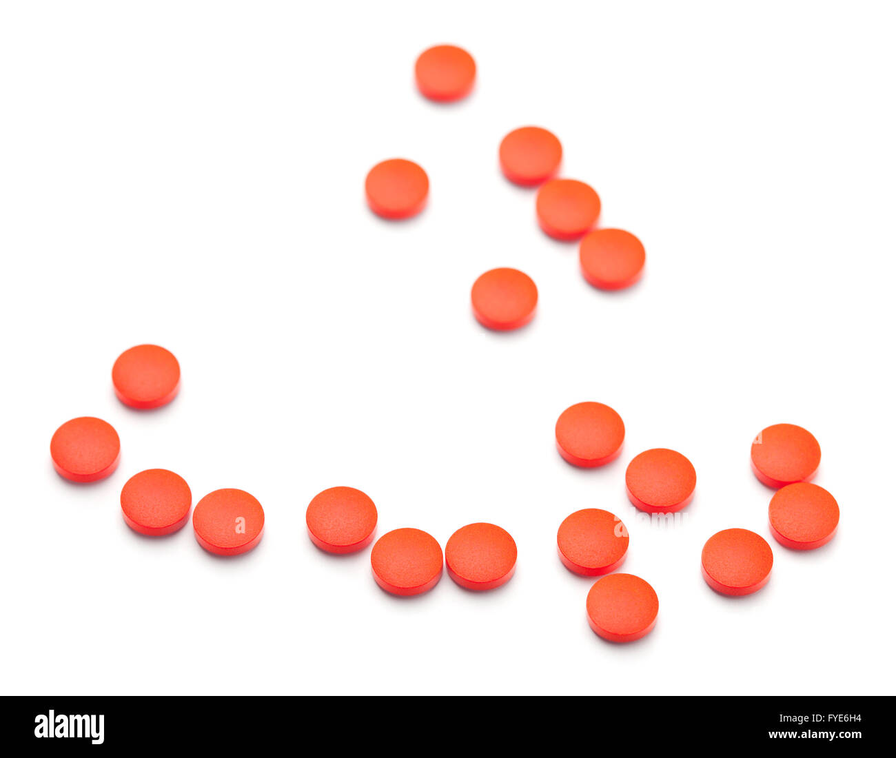 Medicinal pills piled up a bunch of closeup Stock Photo - Alamy