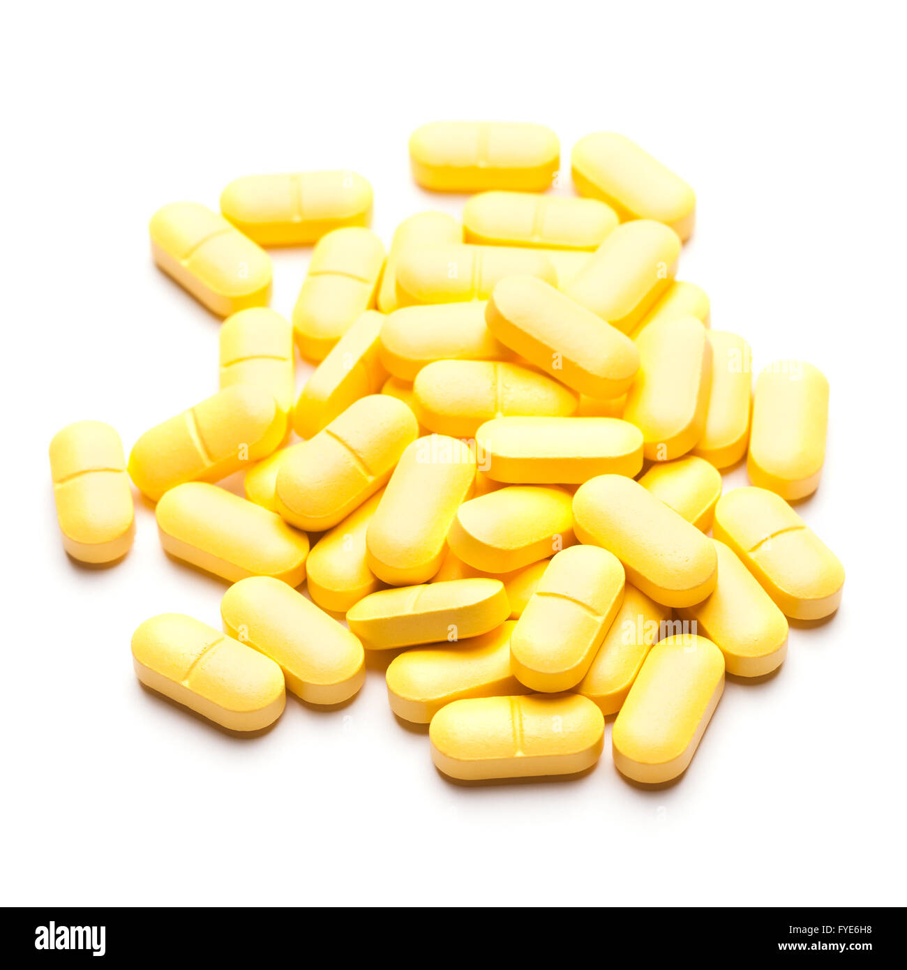 Medicinal pills piled up a bunch of closeup Stock Photo - Alamy