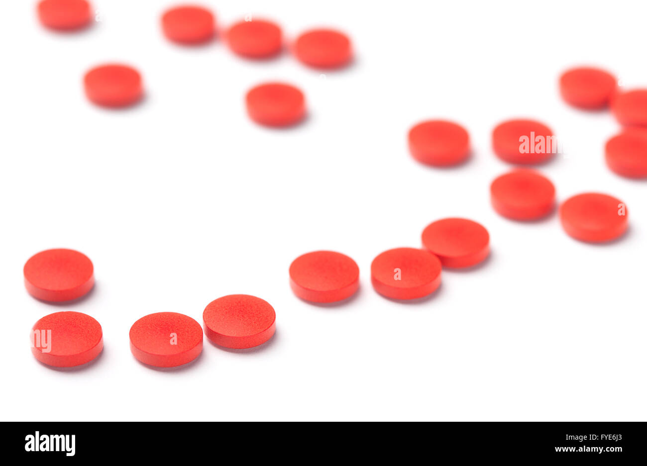 Medicinal pills piled up a bunch of closeup Stock Photo - Alamy