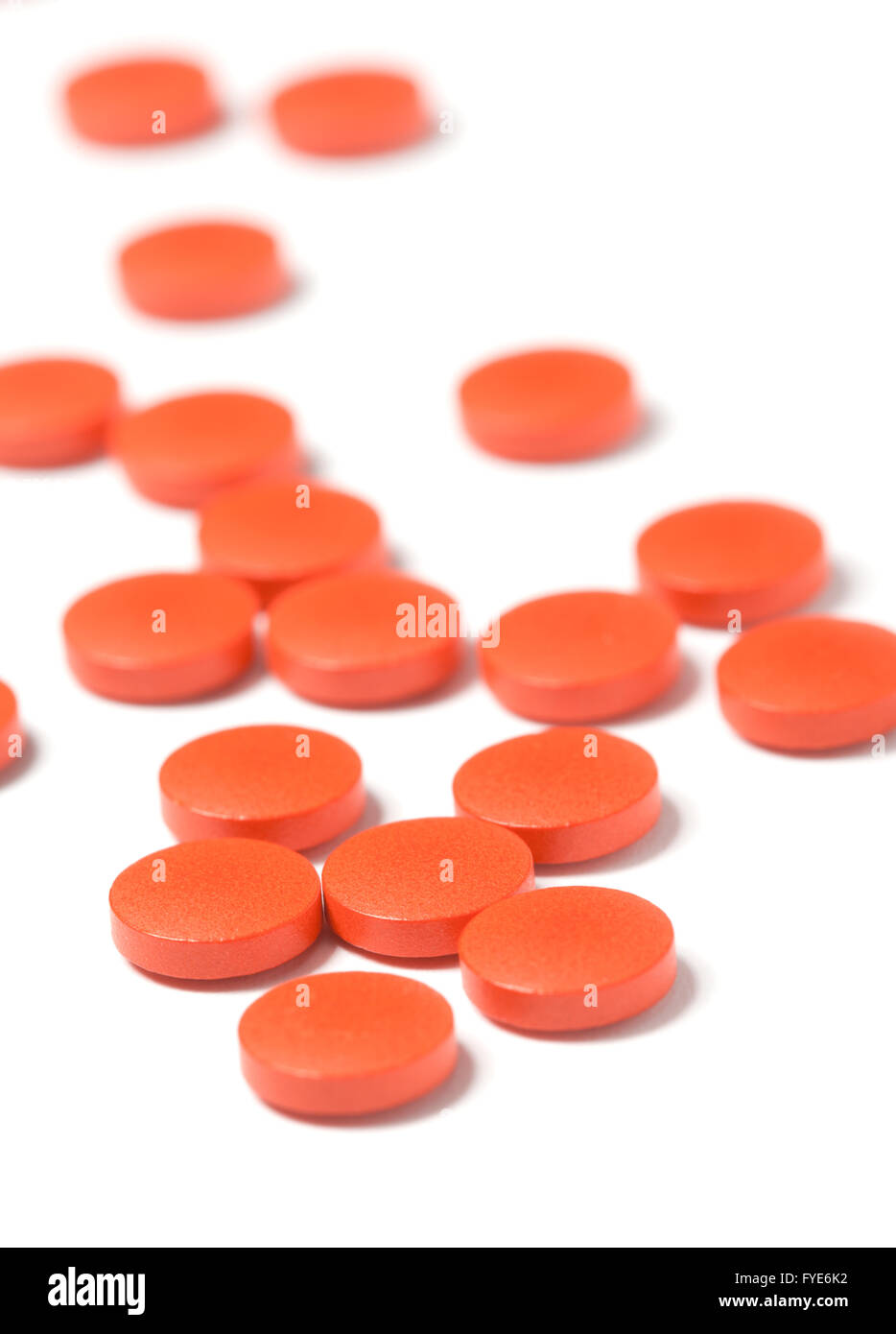 Medicinal pills piled up a bunch of closeup Stock Photo - Alamy