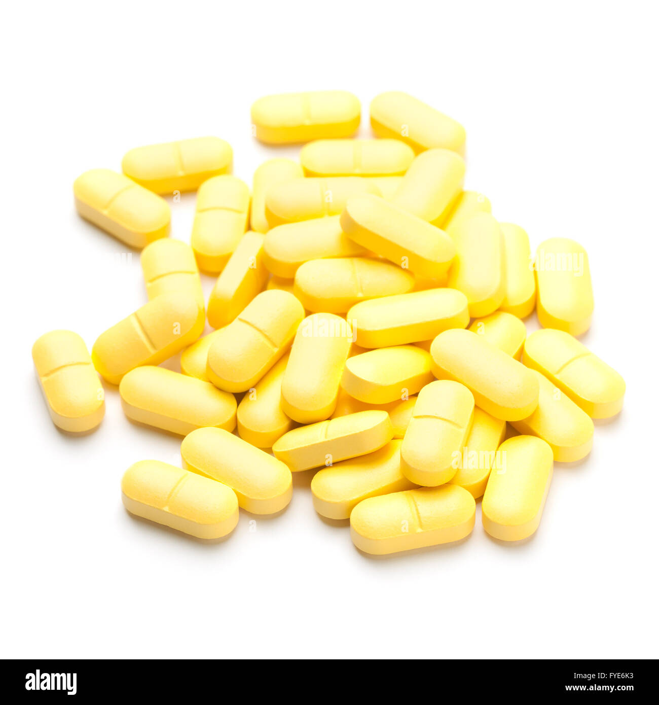 Medicinal pills piled up a bunch of closeup Stock Photo - Alamy