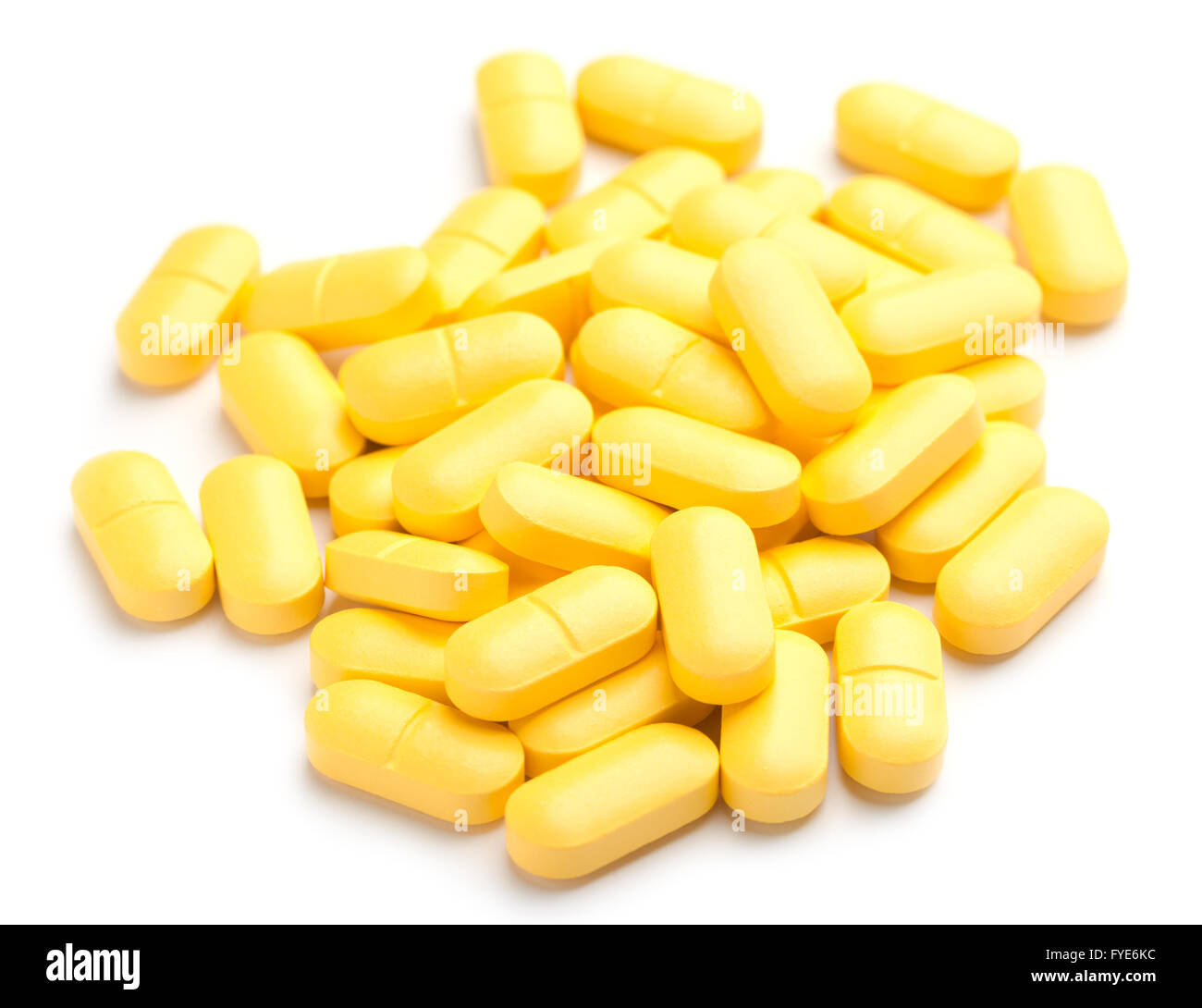 Medicinal pills piled up a bunch of closeup Stock Photo - Alamy