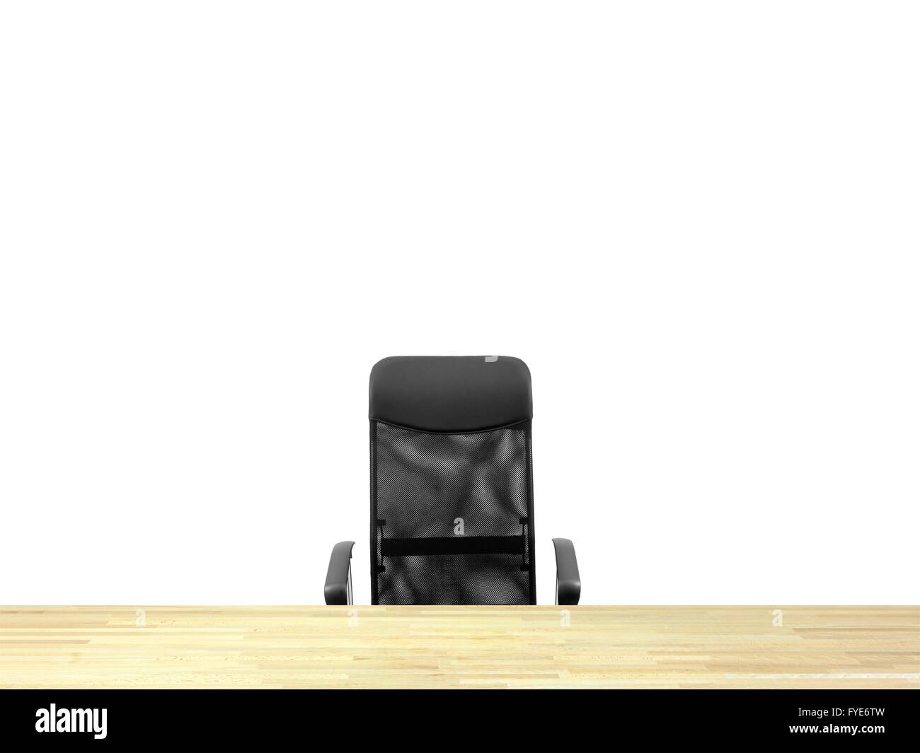 A workplace scene isolated against a white background Stock Photo - Alamy