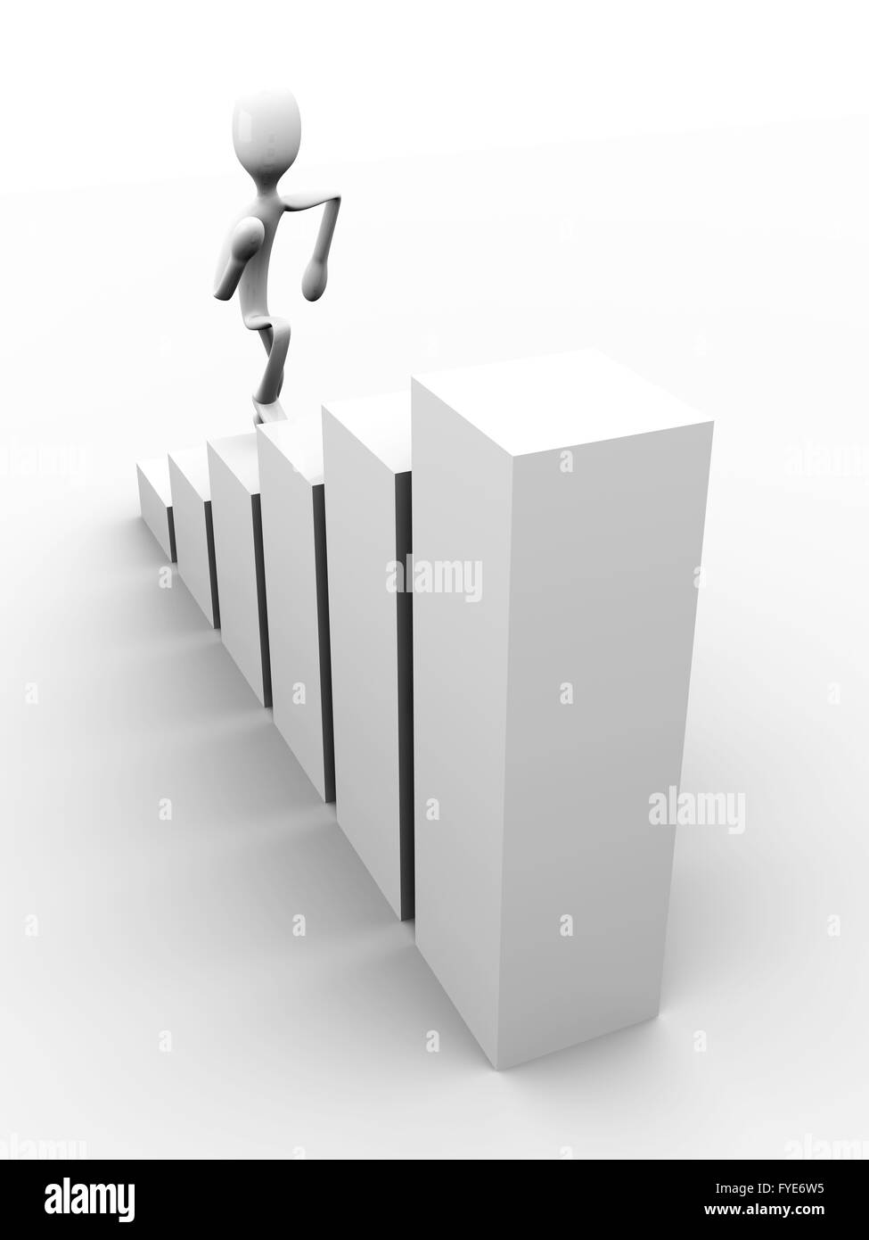 Rising to the top Black and White Stock Photos & Images - Alamy