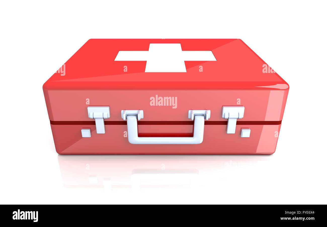 First aid case Stock Photo - Alamy
