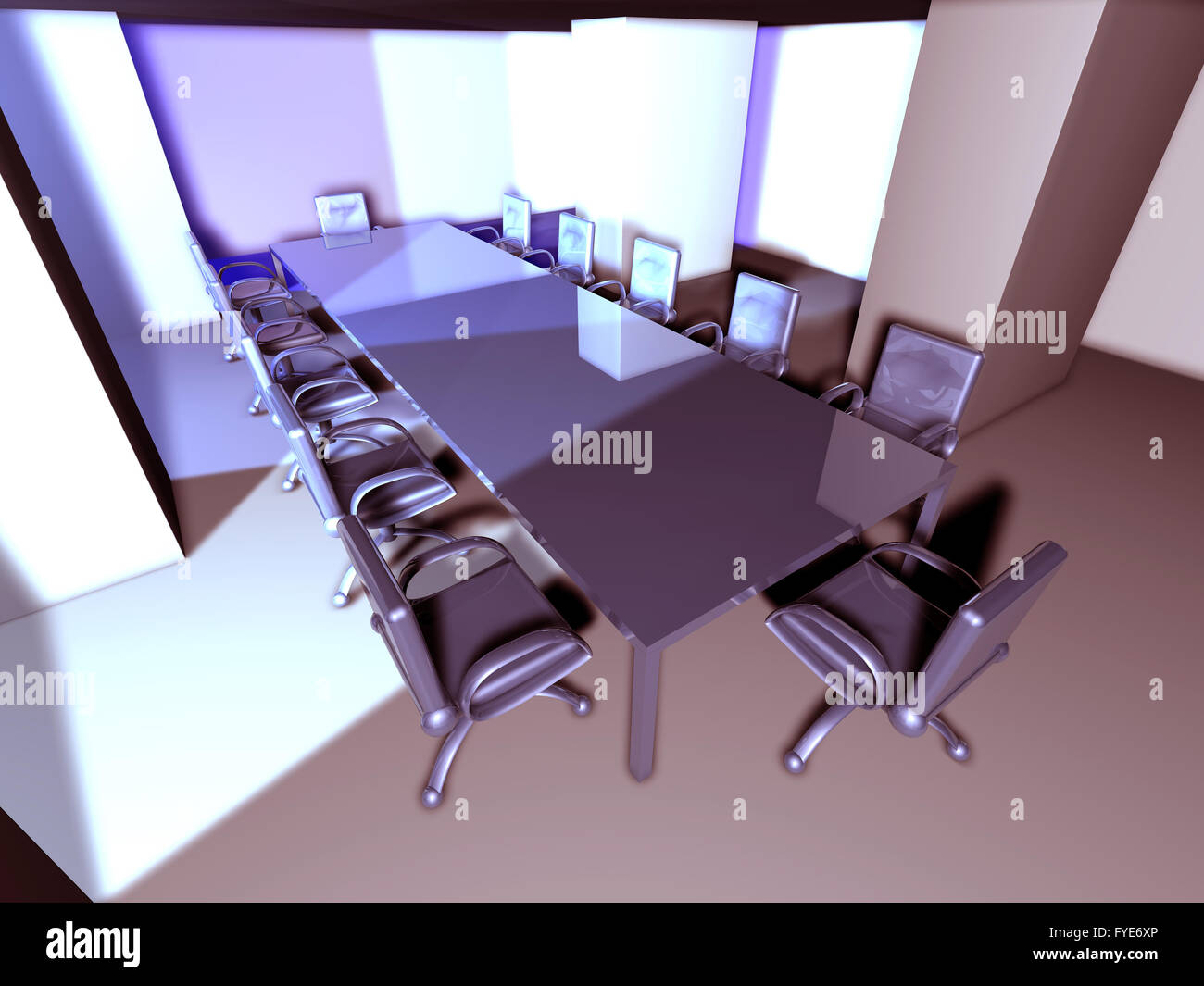 Metal Meeting Room Stock Photo - Alamy