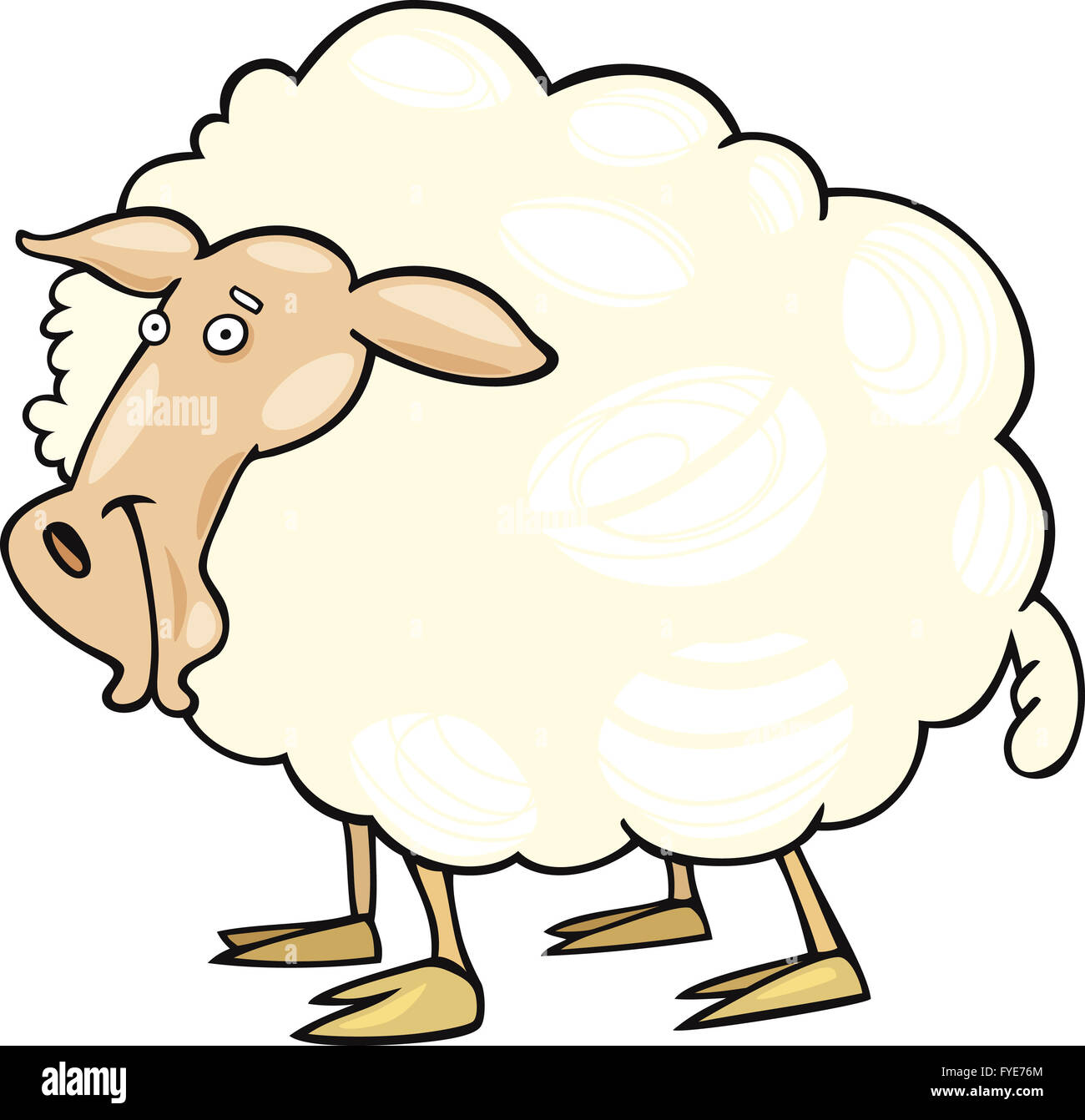 Comic Sheep High Resolution Stock Photography and Images - Alamy