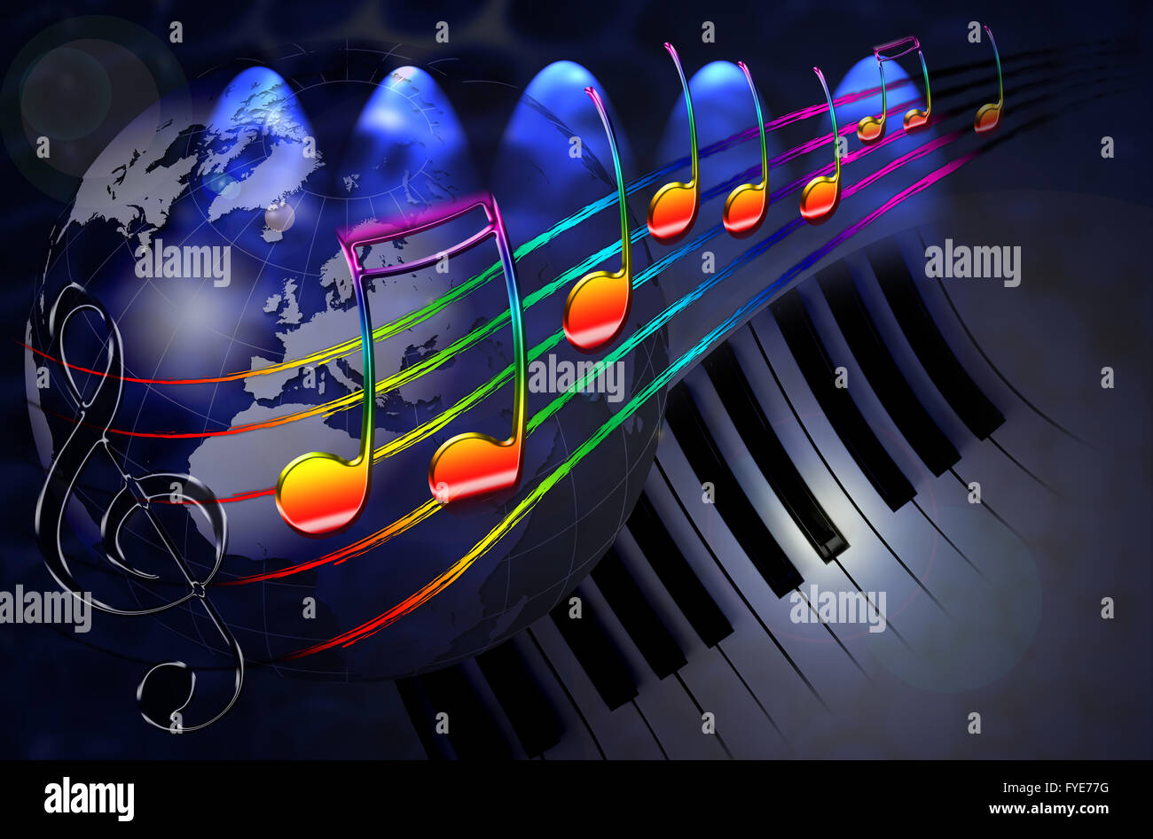 World piano hi-res stock photography and images - Alamy