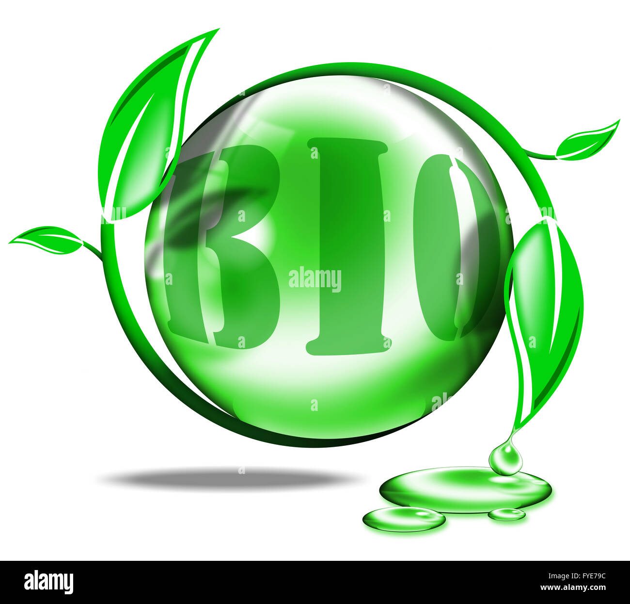 World bio drop Stock Photo - Alamy