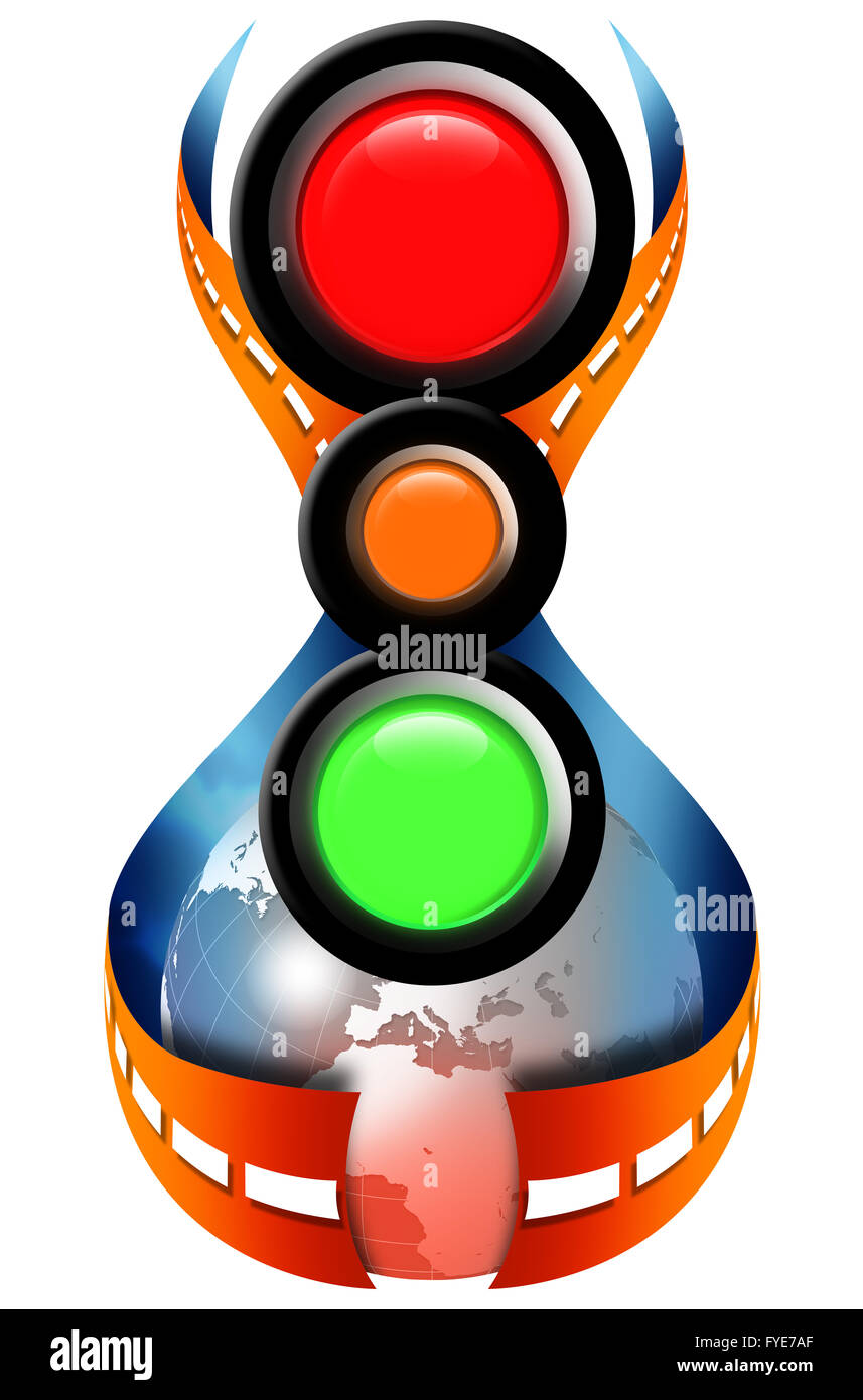 Street traffic lights Stock Photo - Alamy