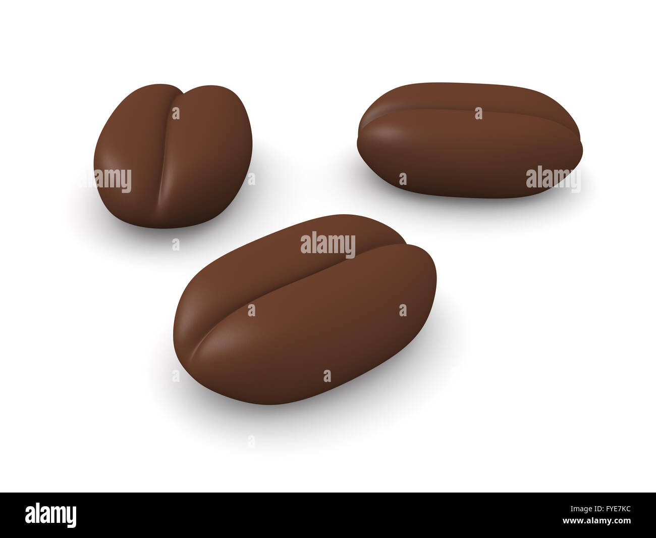 3d render three roasted hi-res stock photography and images - Alamy