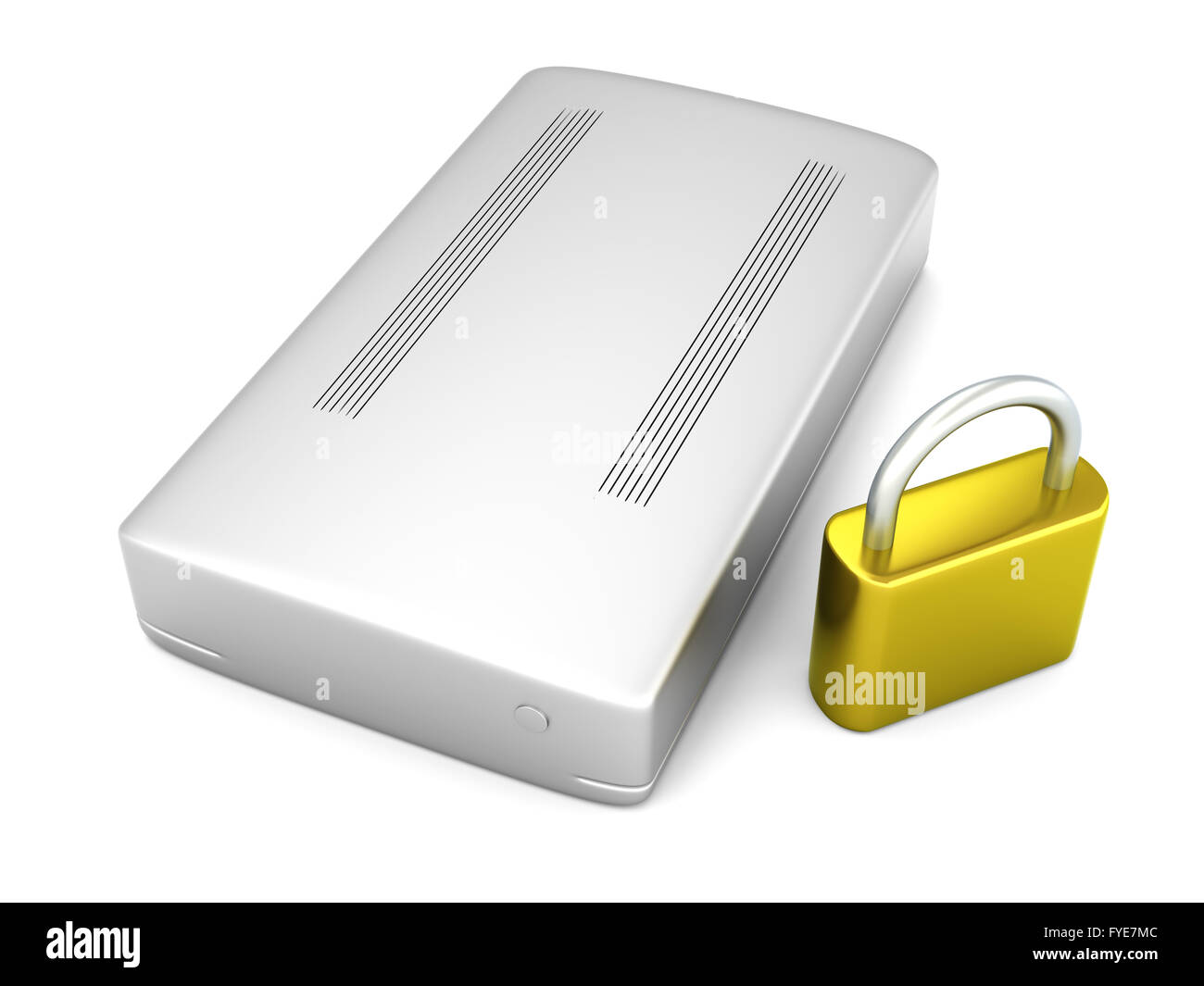 Secure external Hard Drive Stock Photo - Alamy