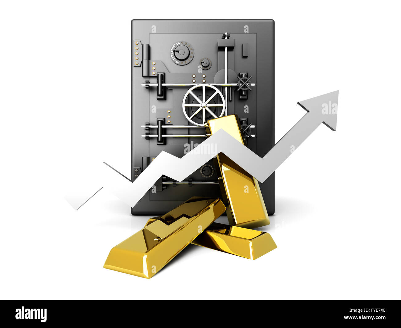 Growing Gold Deposit Stock Photo - Alamy