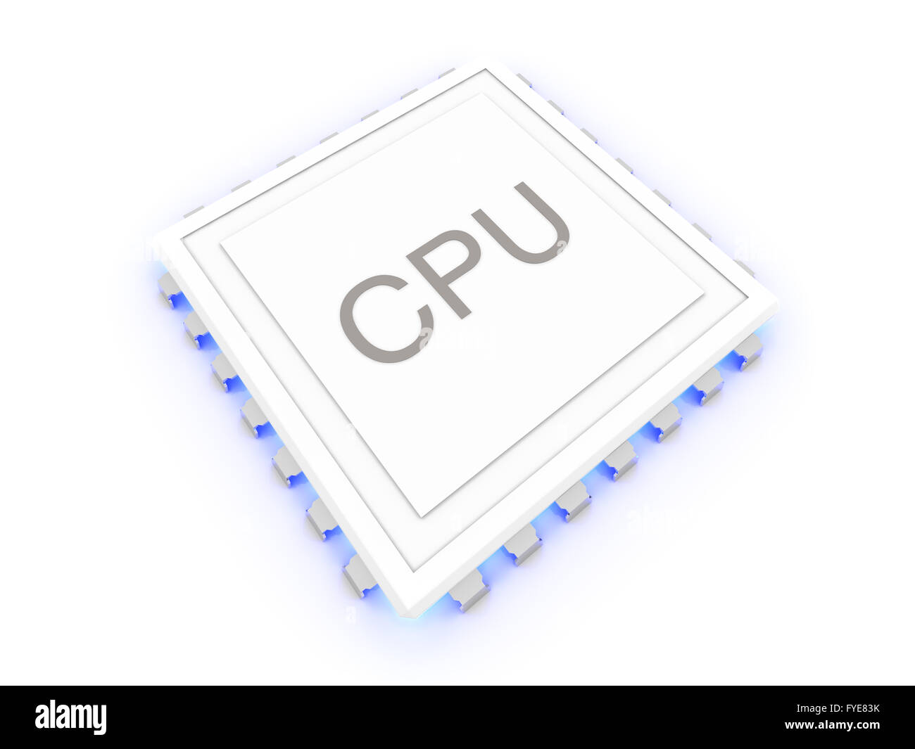 Glowing cpu hi-res stock photography and images - Alamy