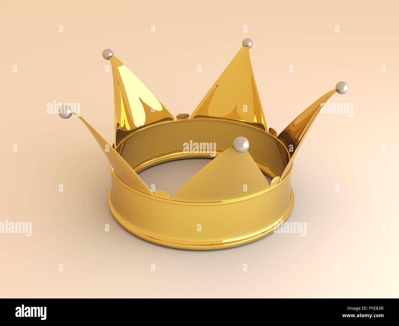 3d digital render royal crown hi-res stock photography and images - Alamy