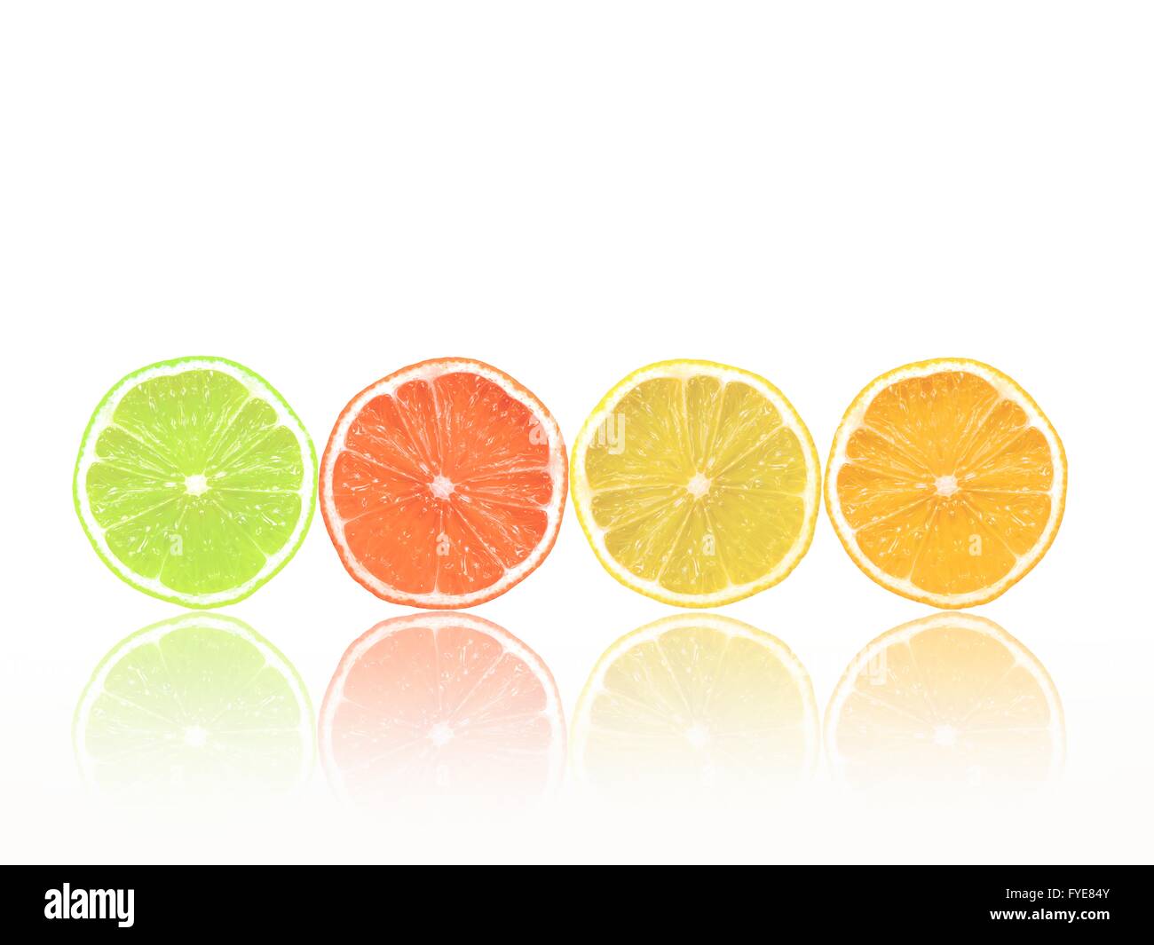 Cross section grapefruit Cut Out Stock Images & Pictures - Alamy