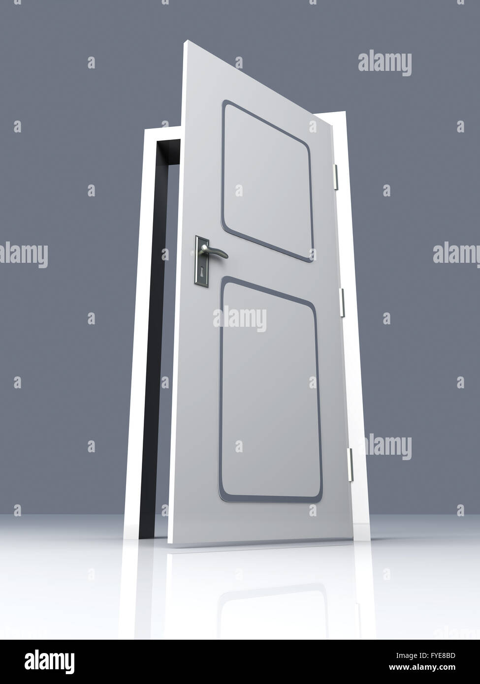 Open door go through 3d hi-res stock photography and images - Alamy