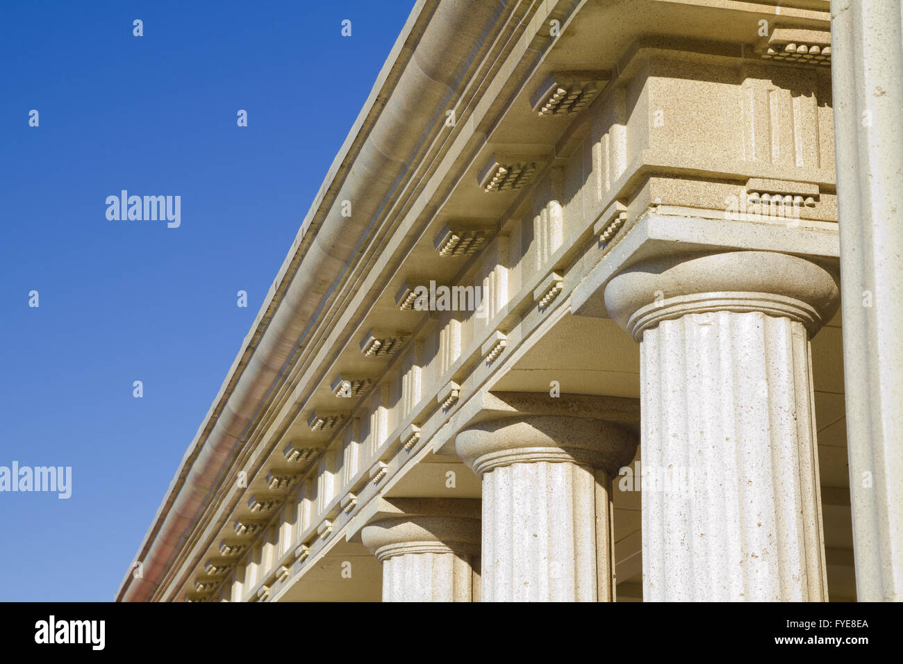 Detail of classical columns Stock Photo - Alamy