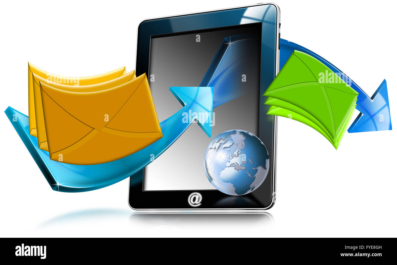 Receiving office email hi-res stock photography and images - Alamy