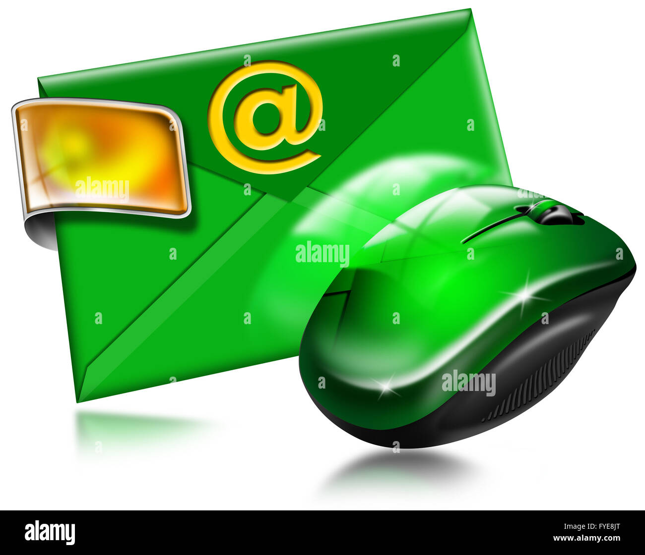Receiving office email hi-res stock photography and images - Alamy