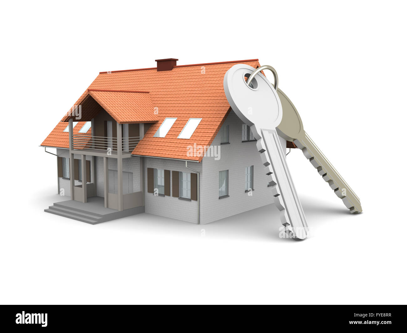 House and Keys Stock Photo - Alamy