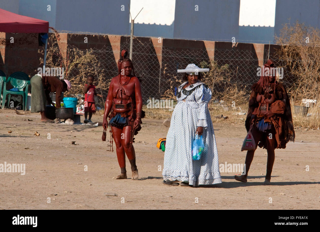 THE HIMBA are a nomadic people of Namibia. They adorn themselves with ...