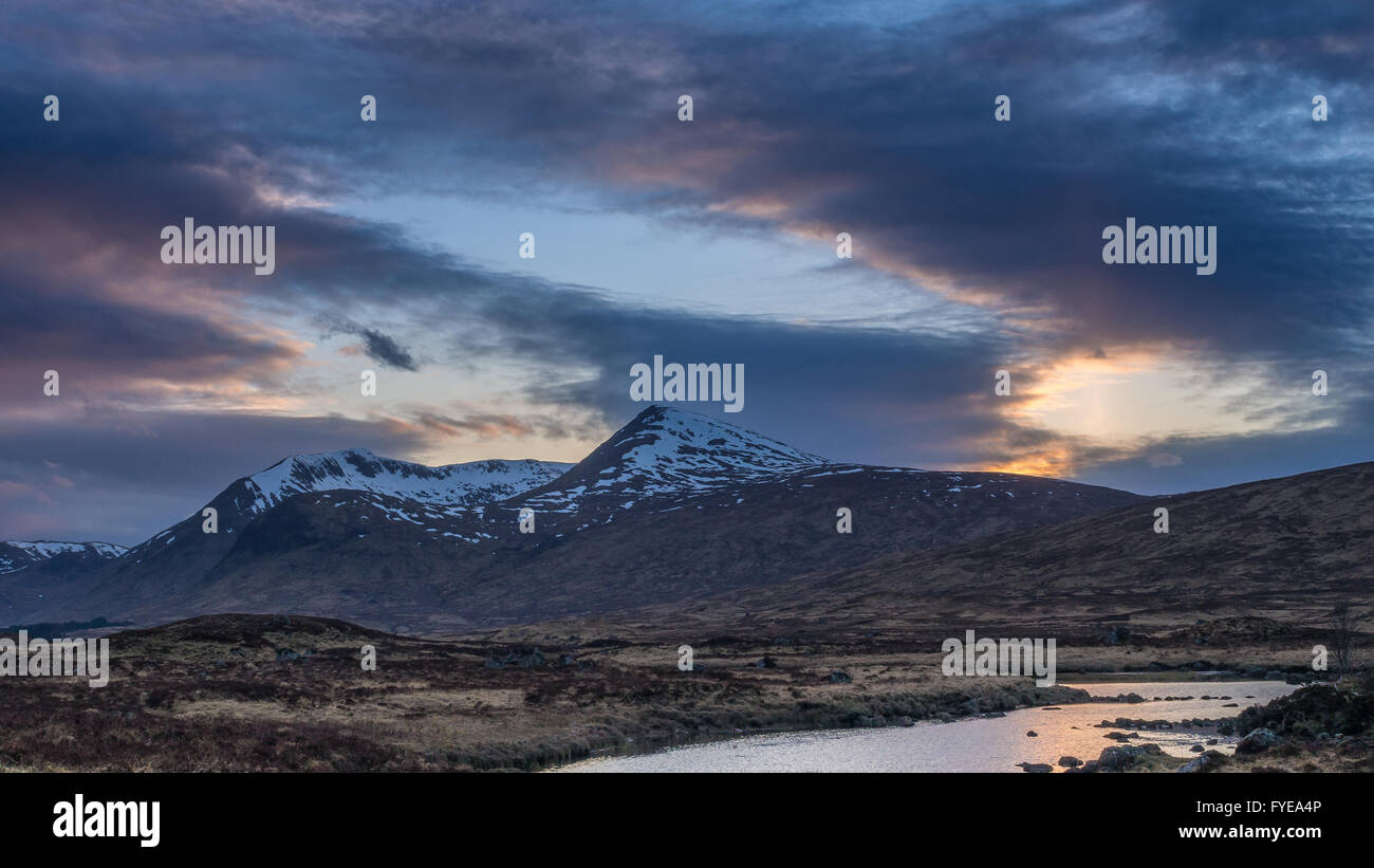 Scotland highlands rover sunset hi-res stock photography and images - Alamy