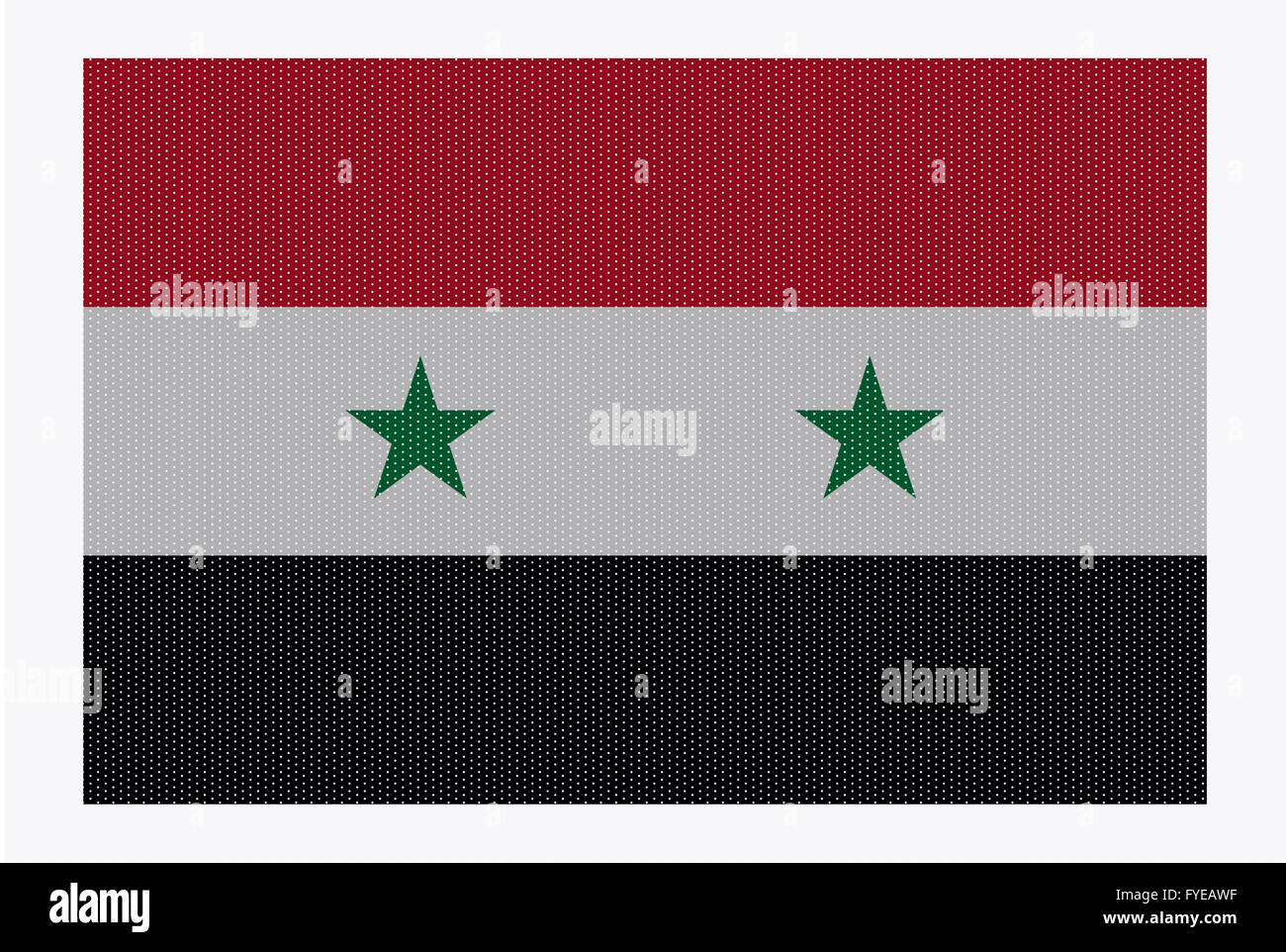 A retro looking Syria flag isolated on a white background Stock Photo ...