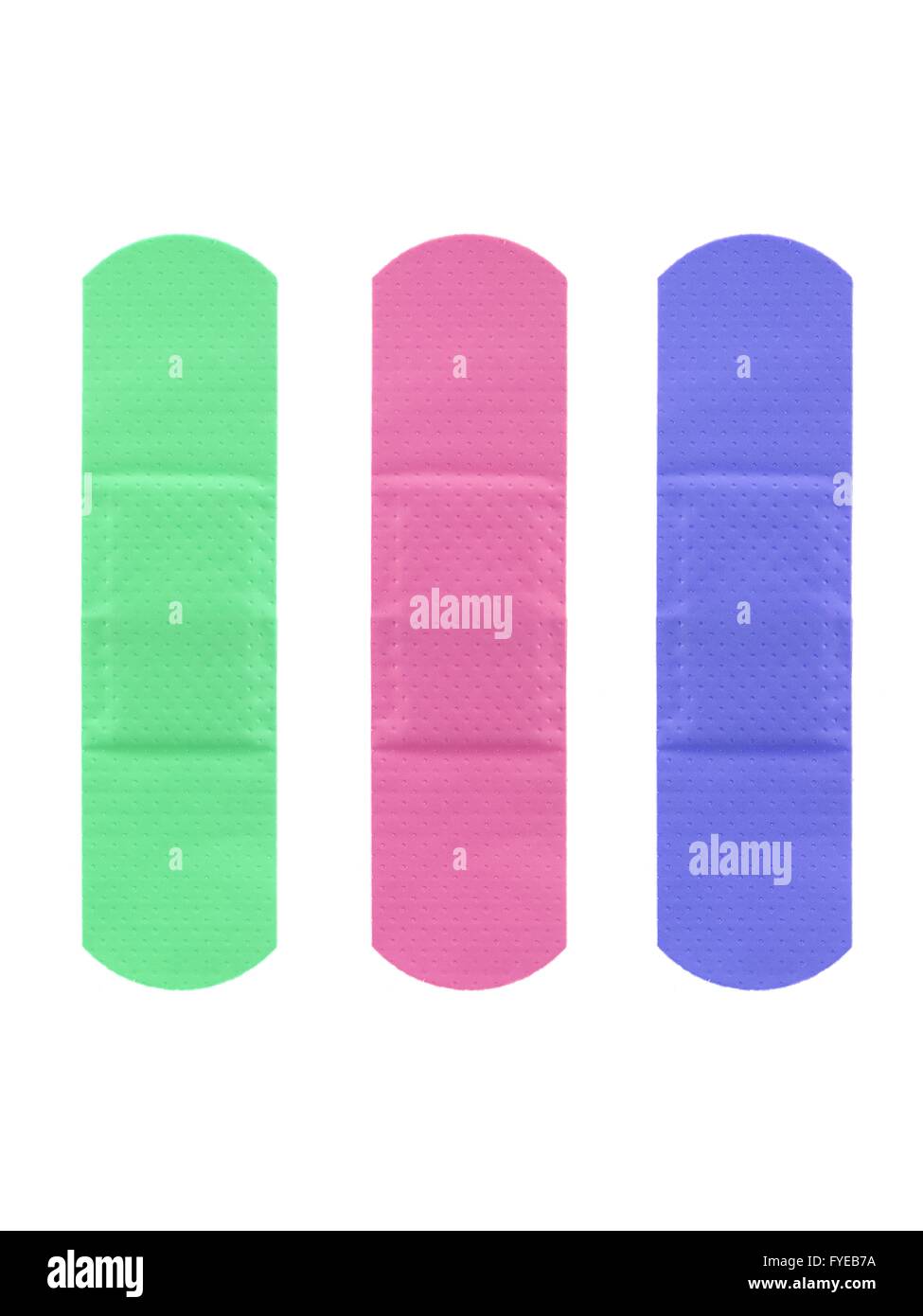 A band aid isolated against a white background Stock Photo - Alamy