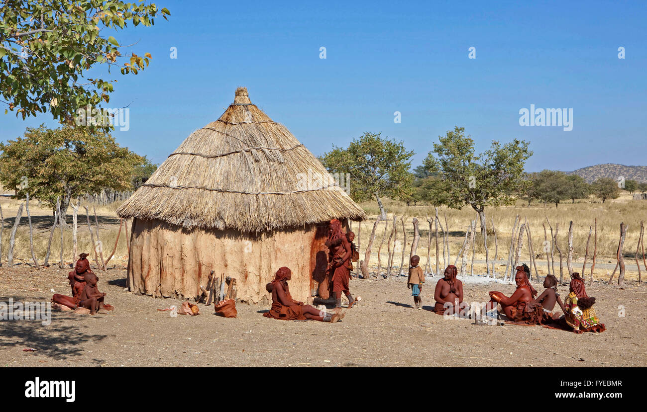 THE HIMBA are a nomadic people of Namibia. They adorn themselves with ...