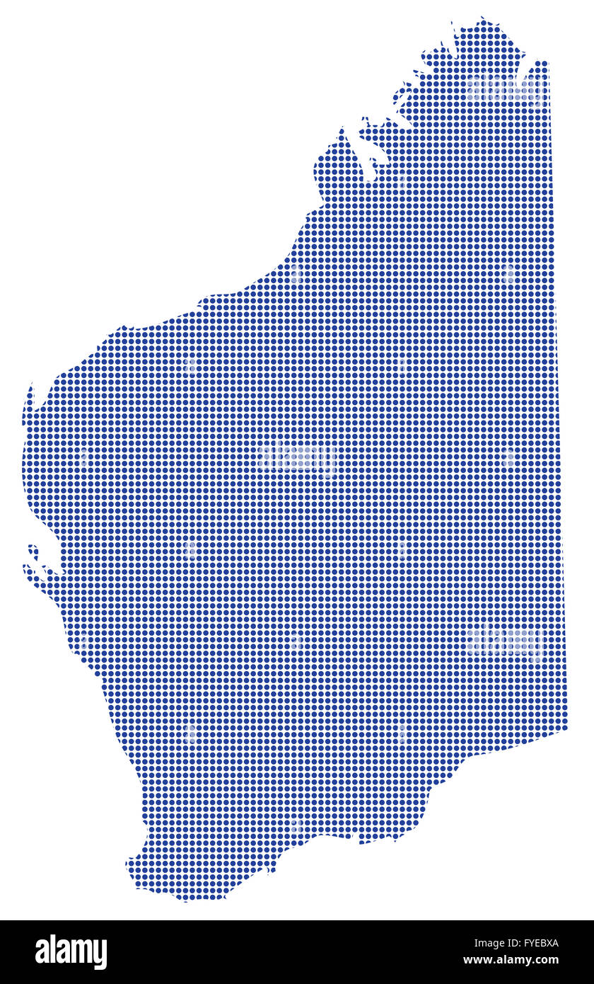 Western australia map hi-res stock photography and images - Alamy