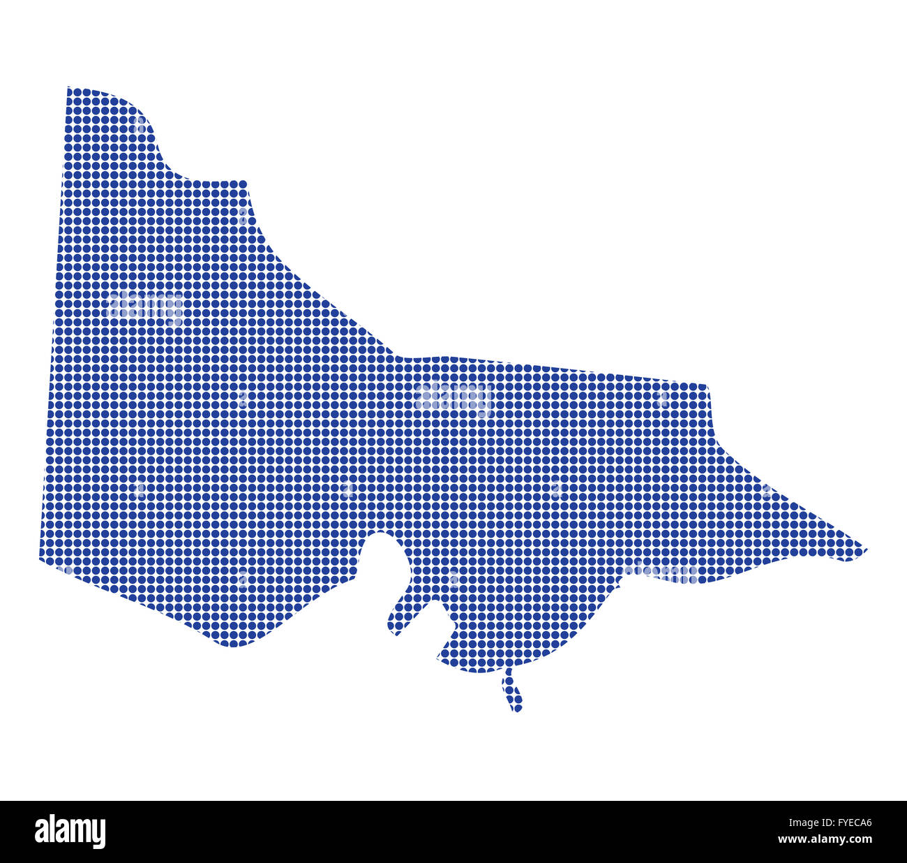 Victoria australia map hi-res stock photography and images - Alamy