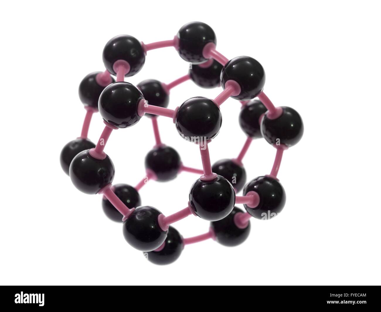 Molecular structure against white background Cut Out Stock Images ...