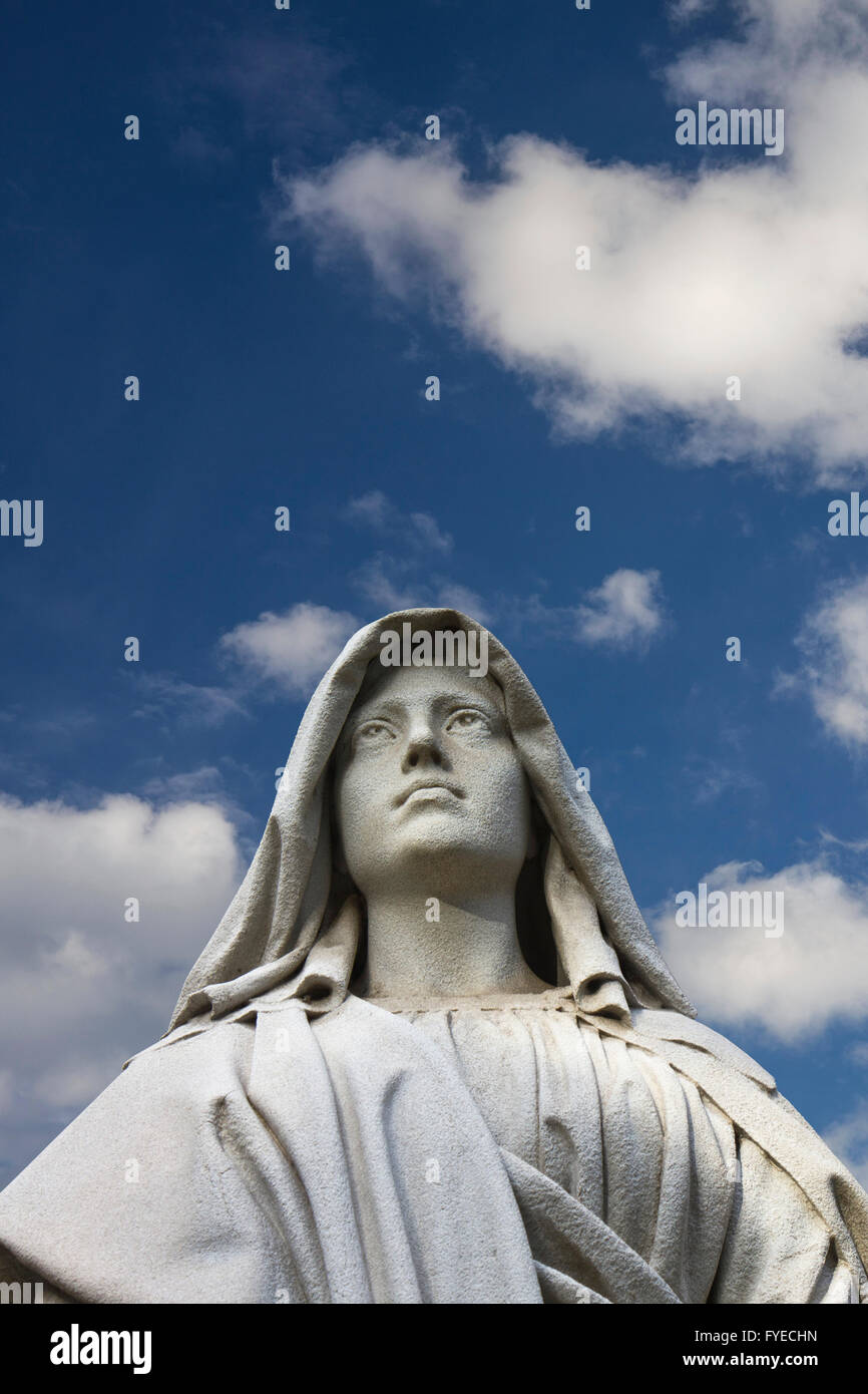 Statue marble religious holy holy sky blue hi-res stock photography and ...