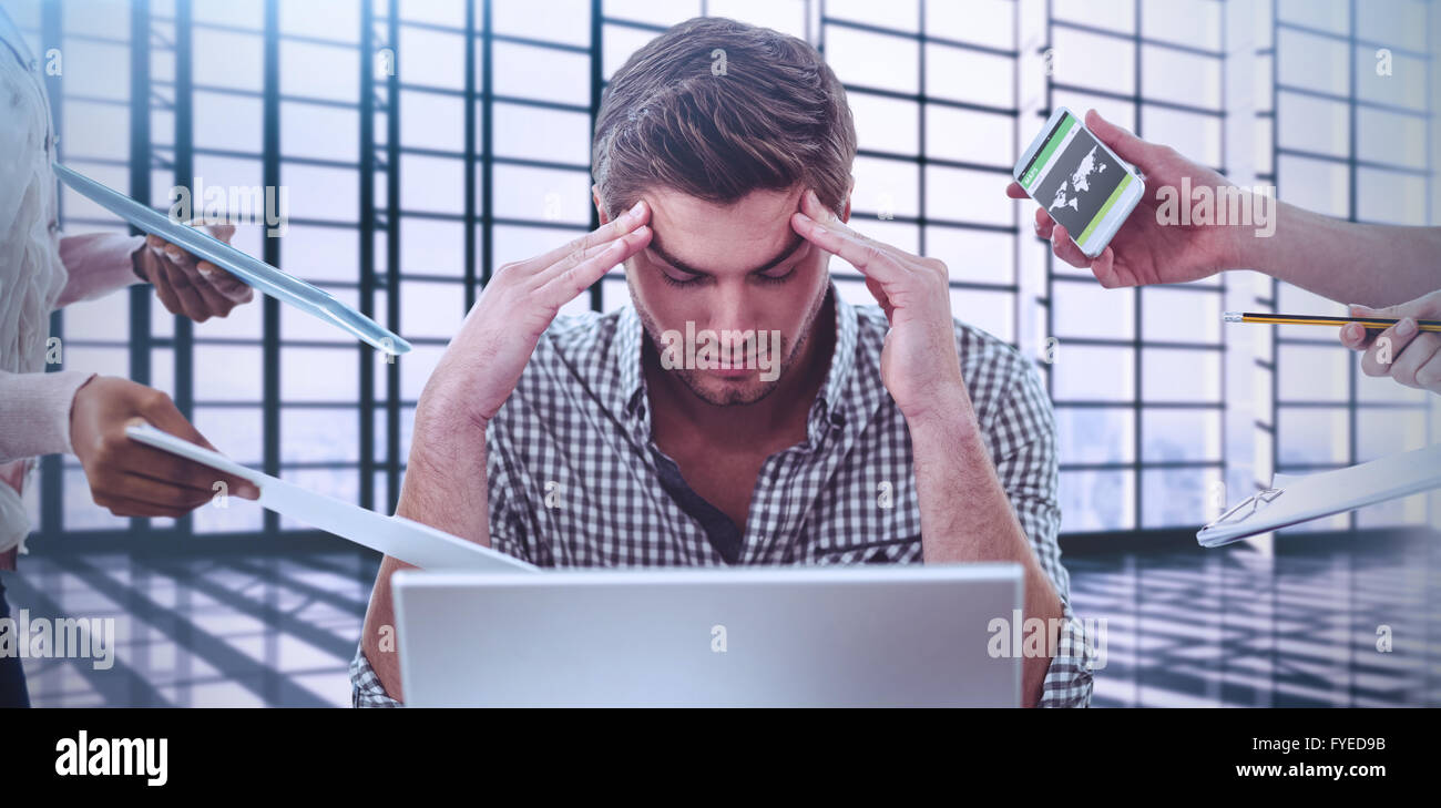 Stressed work shadow woman hi-res stock photography and images - Alamy