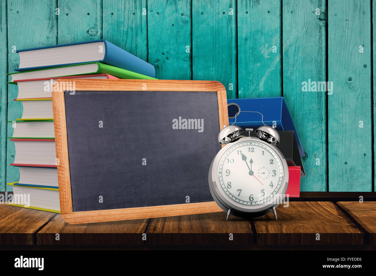 Composite image of school objects Stock Photo - Alamy