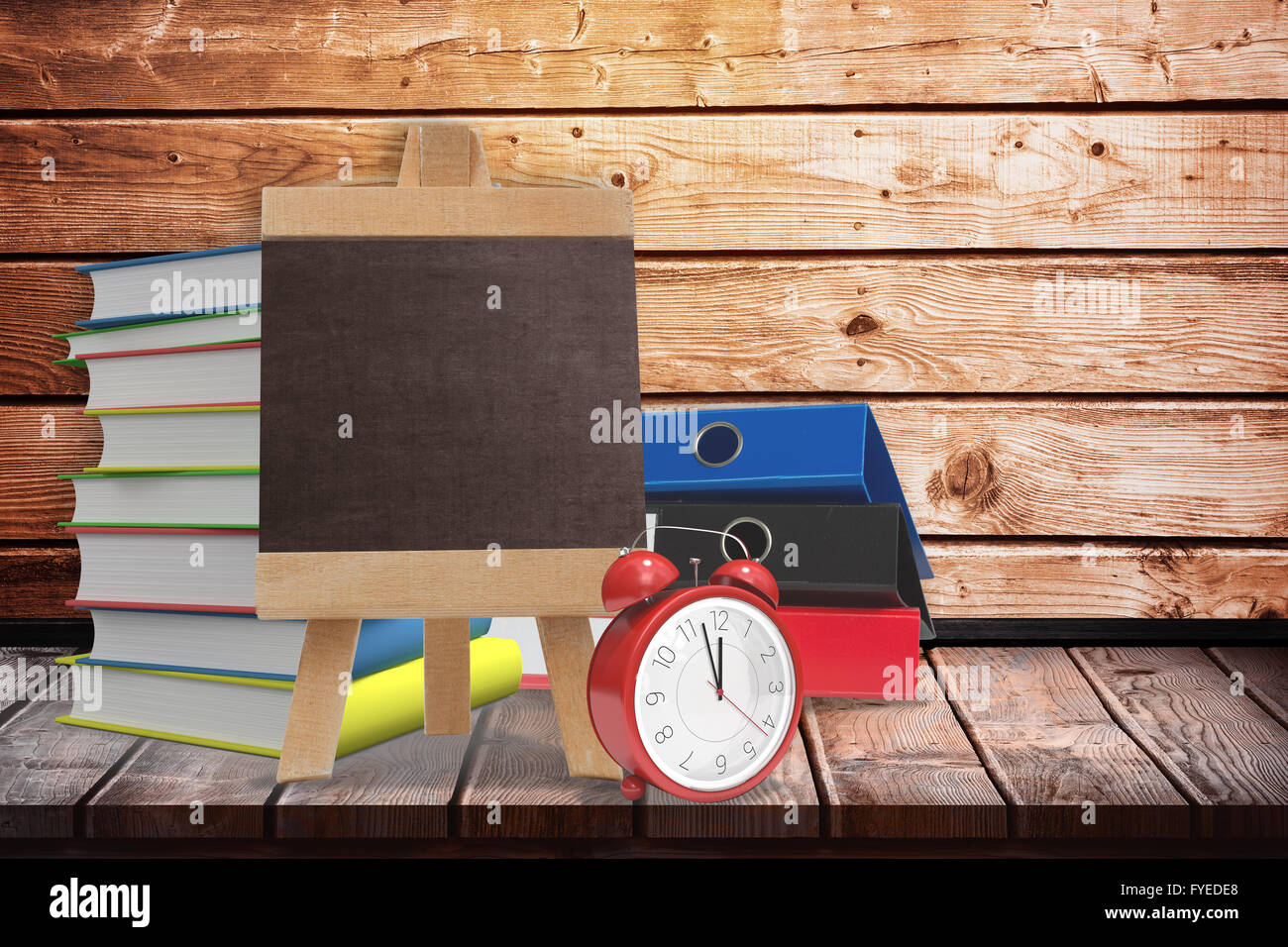 Composite image of school objects Stock Photo - Alamy