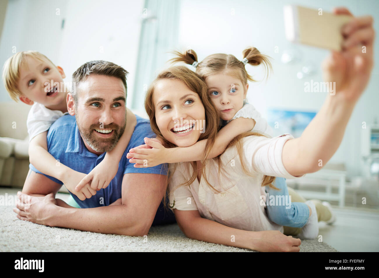 Resting at home Stock Photo - Alamy