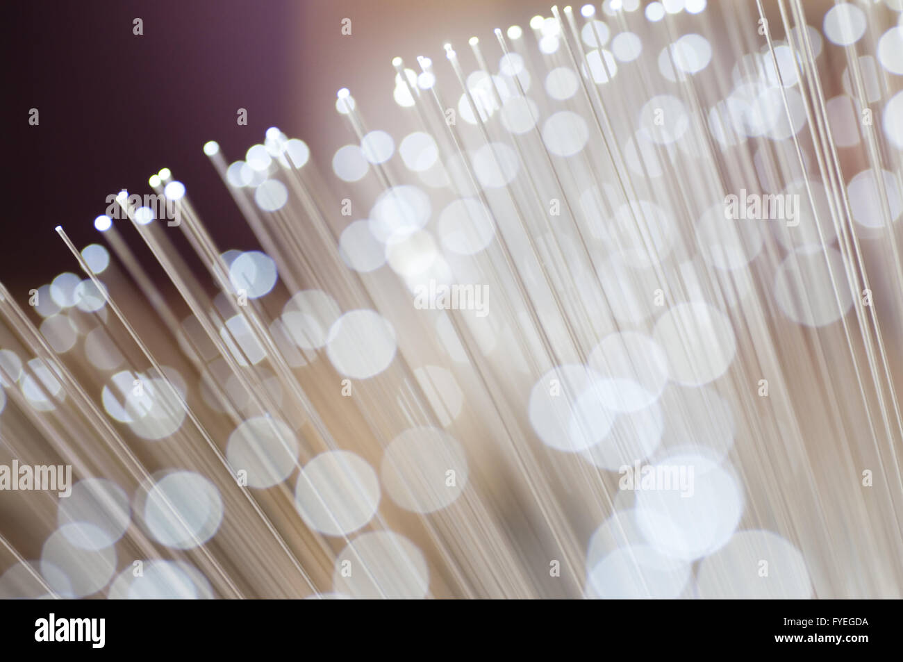 Optical fiber picture with details and light effects Stock Photo - Alamy