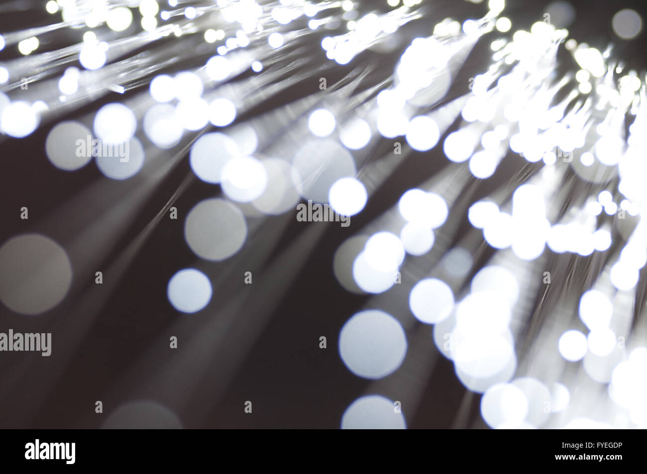 Optical fiber picture with details and light effects Stock Photo - Alamy