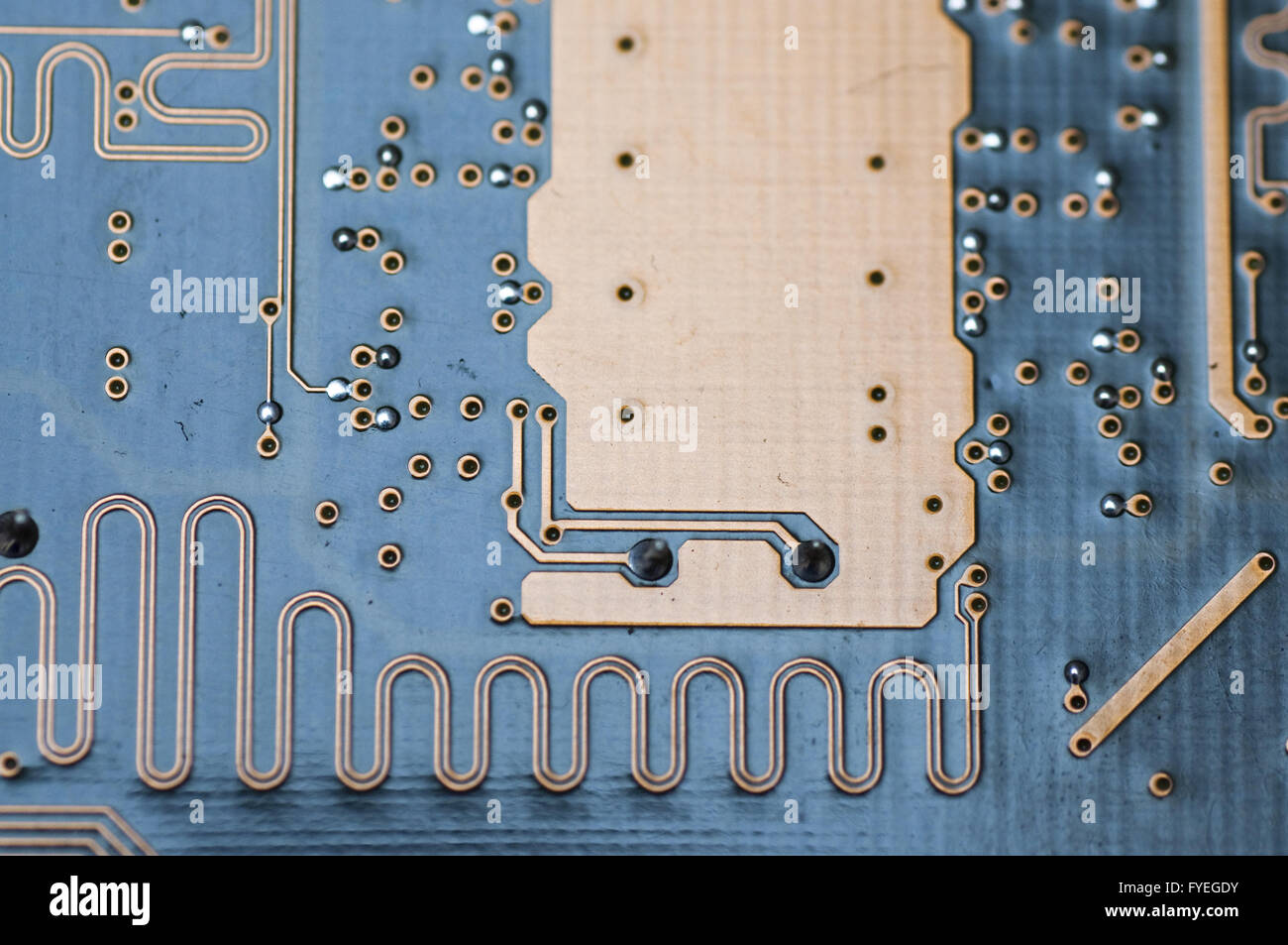 circuit picture with details and light effects Stock Photo - Alamy