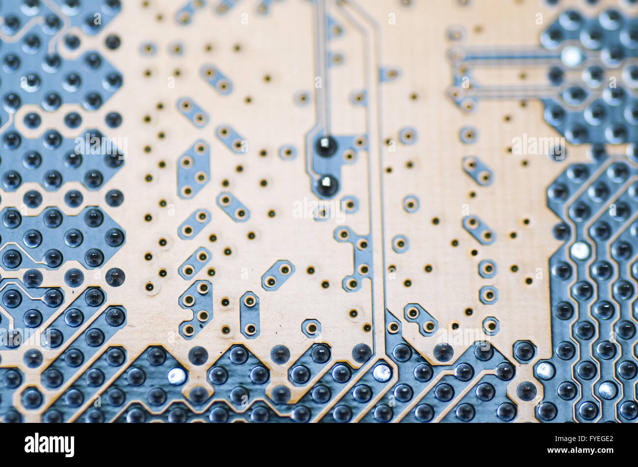 circuit picture with details and light effects Stock Photo - Alamy