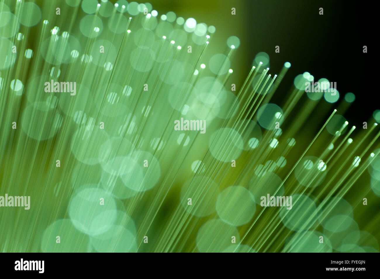 Optical fiber picture with details and light effects Stock Photo - Alamy