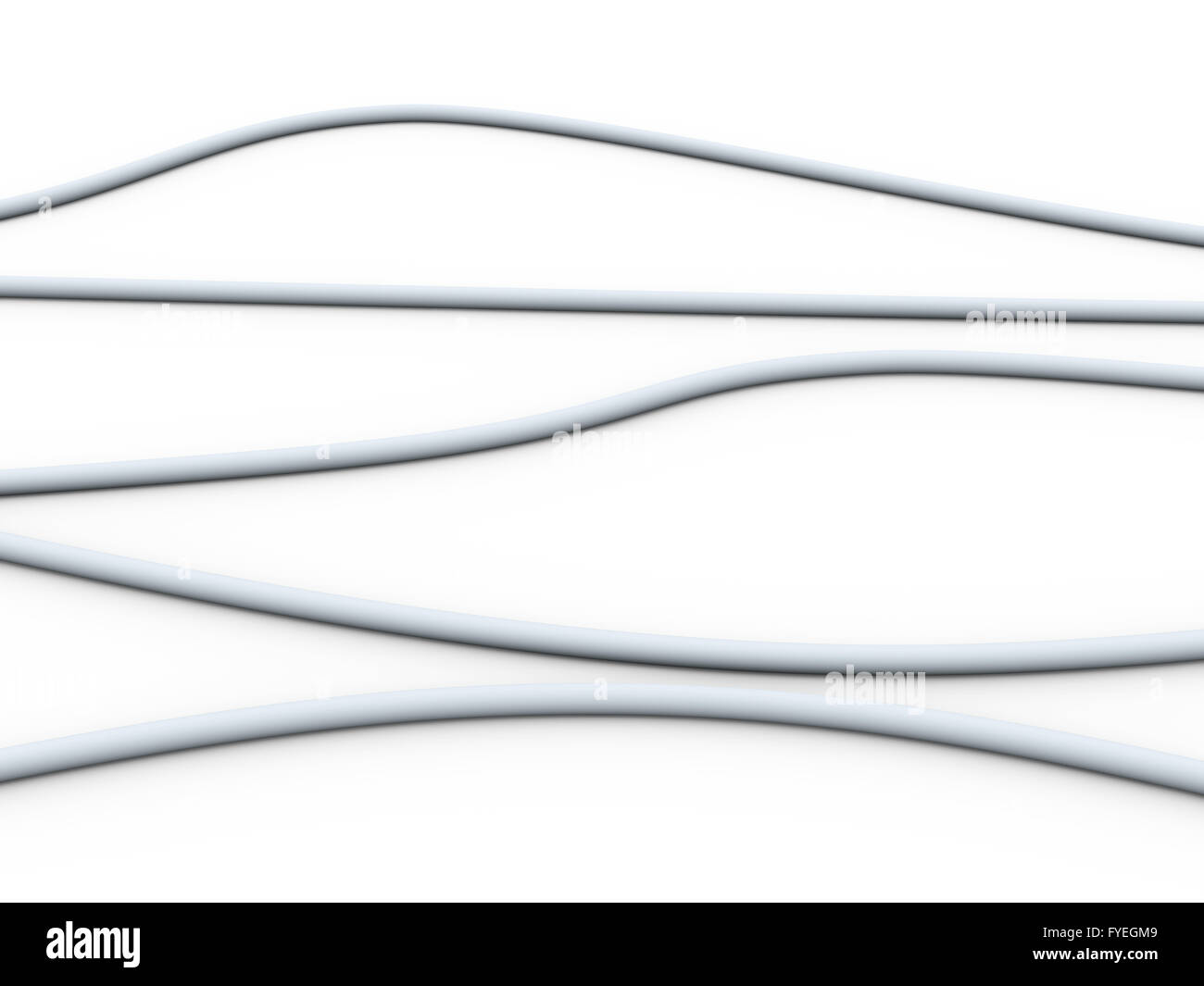 Fiber cables Cut Out Stock Images & Pictures - Alamy