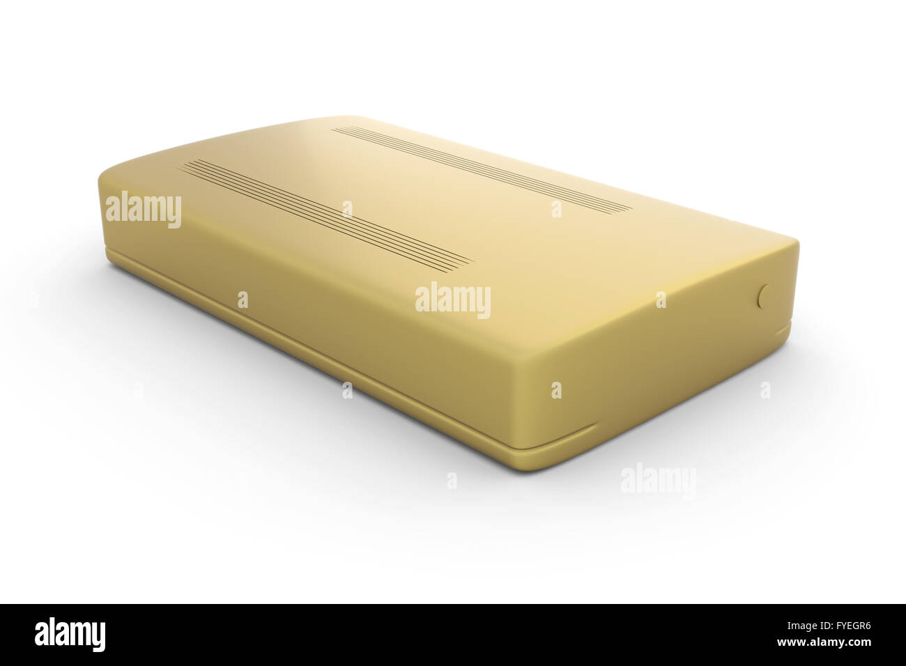 Golden Hard Drive Stock Photo - Alamy