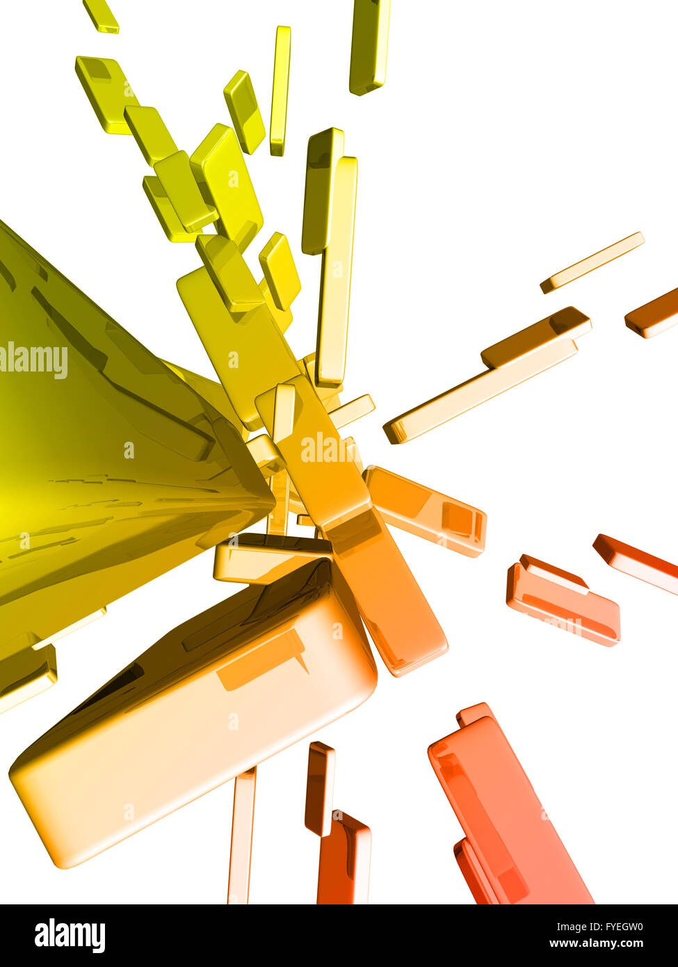 3d ingots with glossy light effects, gold bars Stock Photo - Alamy