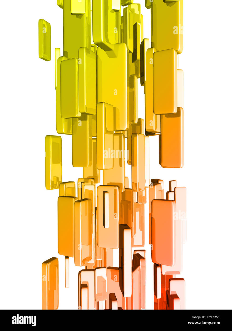 3d ingots with glossy light effects, gold bars Stock Photo - Alamy