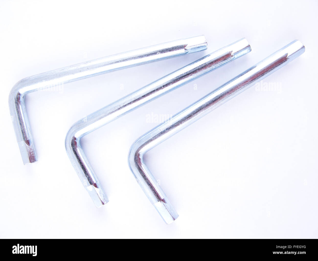Picture of an allen tool. Picture of detail Stock Photo - Alamy