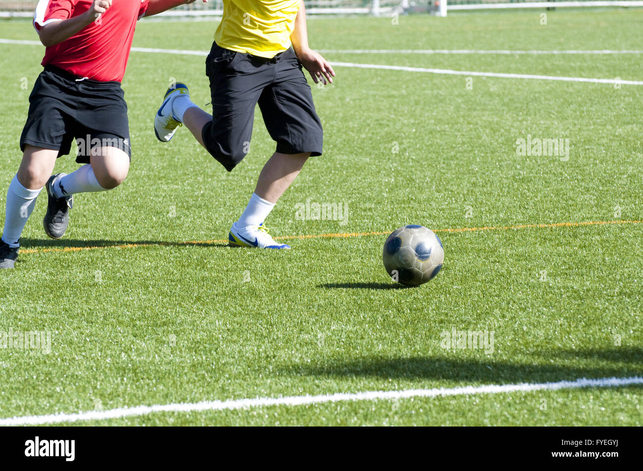 Picture of a football scene Stock Photo - Alamy